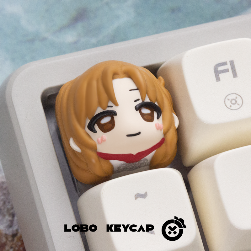 Sword Art Online， Ex-Chronicle Ver， Personalized resin art keycap mech – bobkeyboard