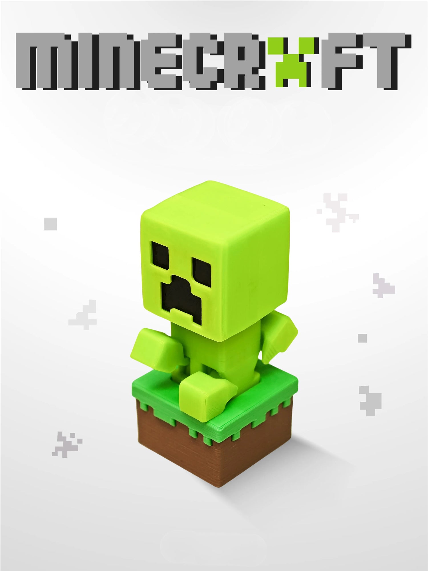 Minecraft， Creeper, press movable, 3D printed resin material, keycaps ...