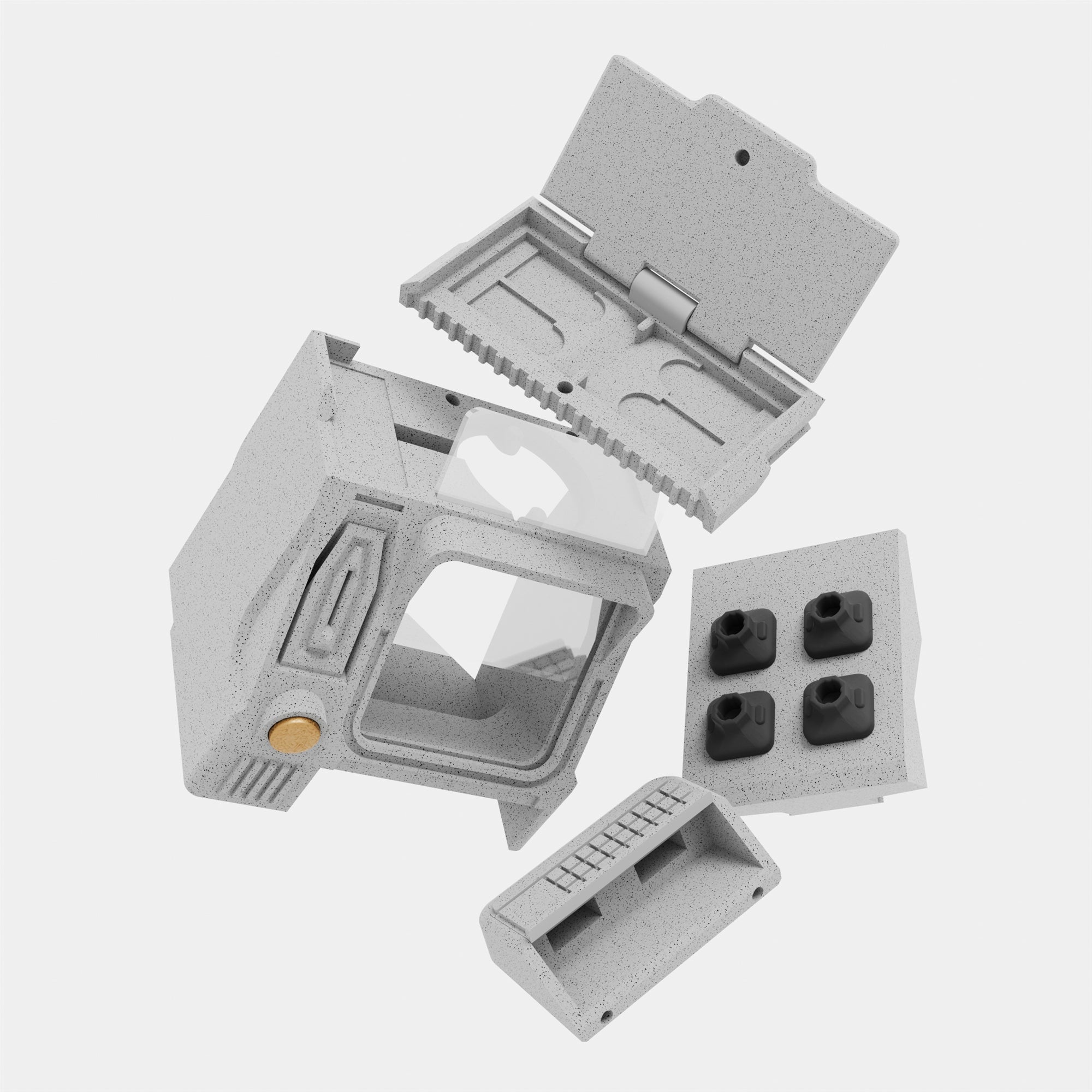 Personalized keycap display storage box data protocol terminal 3D prin ...