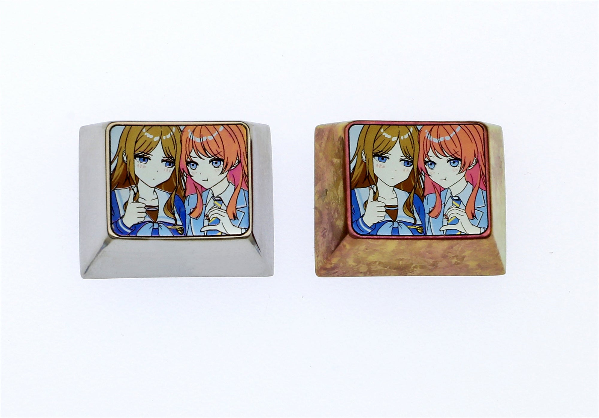 Soyo Nagasaki， 1.25U Personalized keycaps, titanium alloy metal decora ...