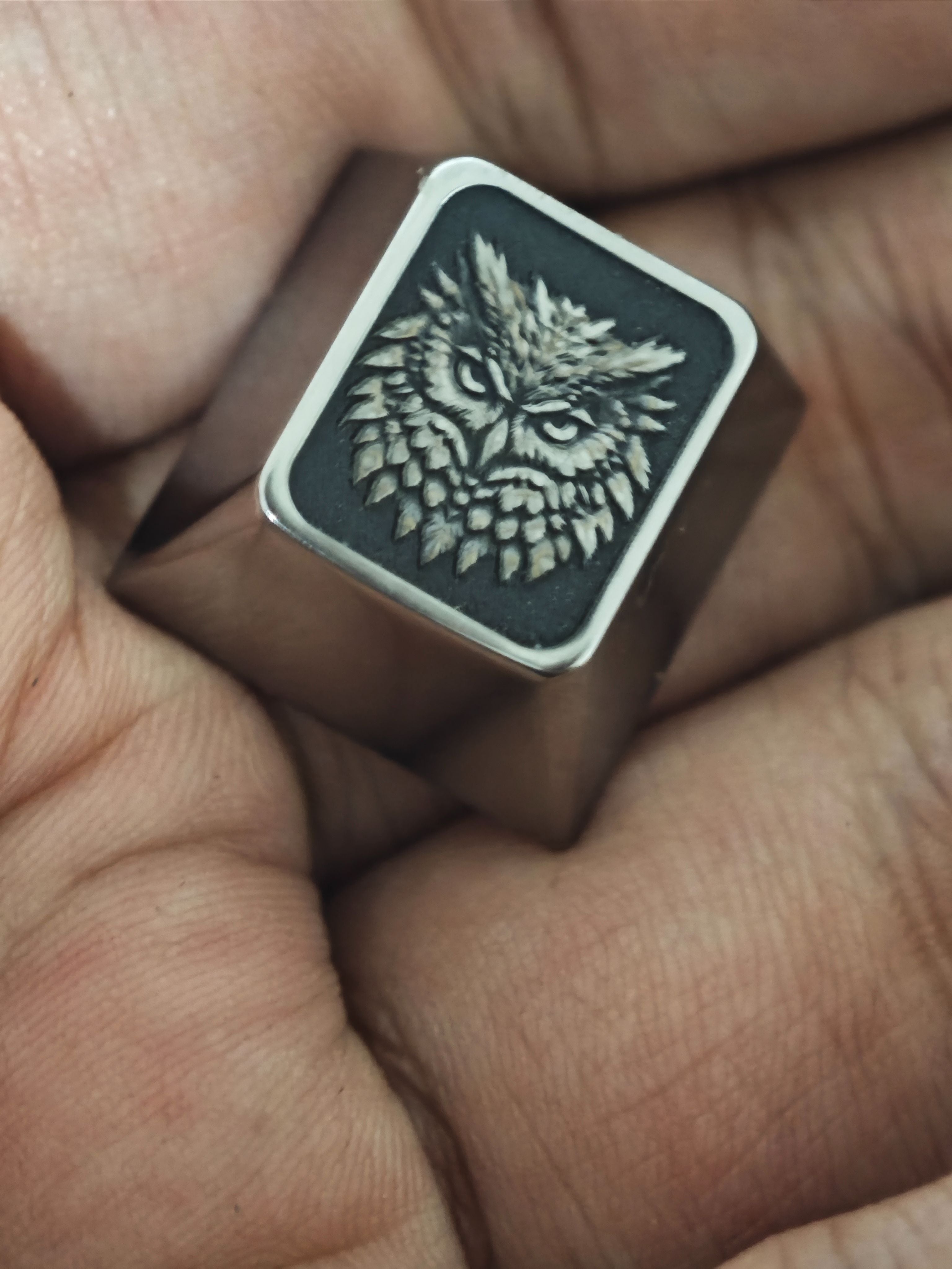 Owl series, titanium alloy embossed keycaps, personalized keycaps, dec ...